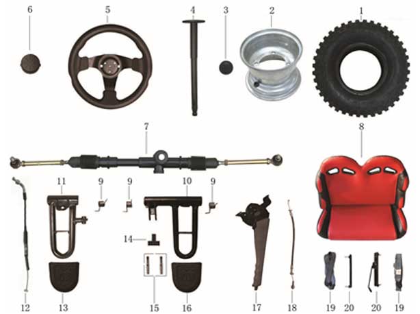 Kandi 49FM5-E | 125FM5-E Go Kart Control System > Kandi 49FM5-E |125FM5 ...