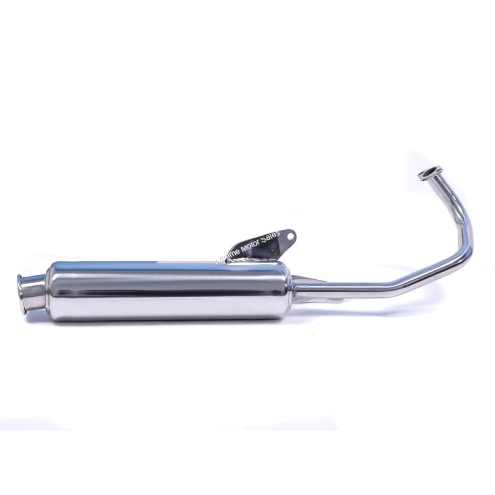 QMB139 50cc, 4-stroke Performance Exhaust - Oval 50cc QMB139 Scooter ...