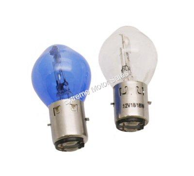 12V18/18W Halogen Bulb with BA20D base style for Scooters > Electric ...