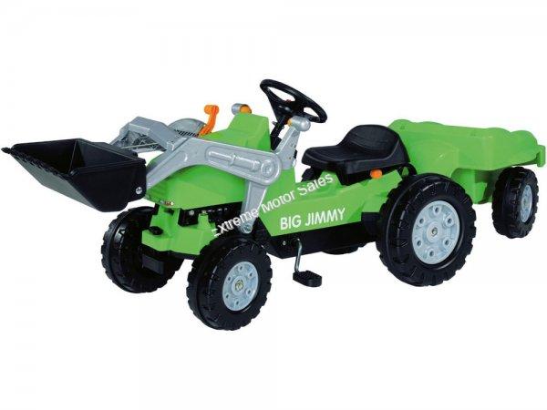 Big Jimmy Loader plus Trailer Tractor Pedal Power Kids Toy > Pedal ...
