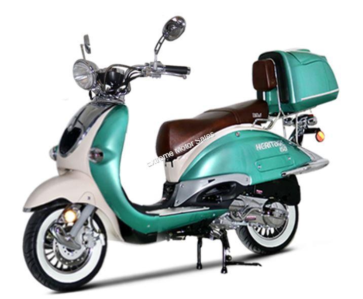BMS Heritage 150cc 2-Tone Scooter CVT Automatic Transmission > 150cc ...