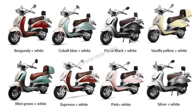 BMS Heritage 150cc 2-Tone Scooter CVT Automatic Transmission > 150cc ...