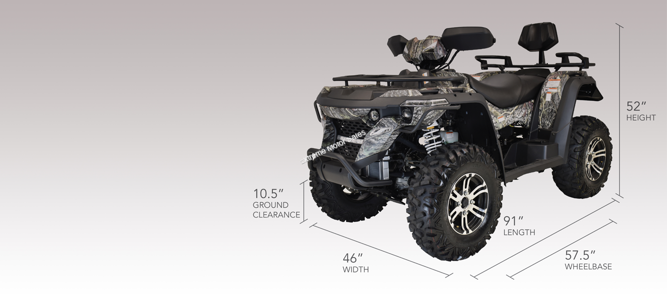 Massimo MSA-550 4x4 Utility Automatic ATV Quad 4WD Shaft > 4x4 Quad ATV ...