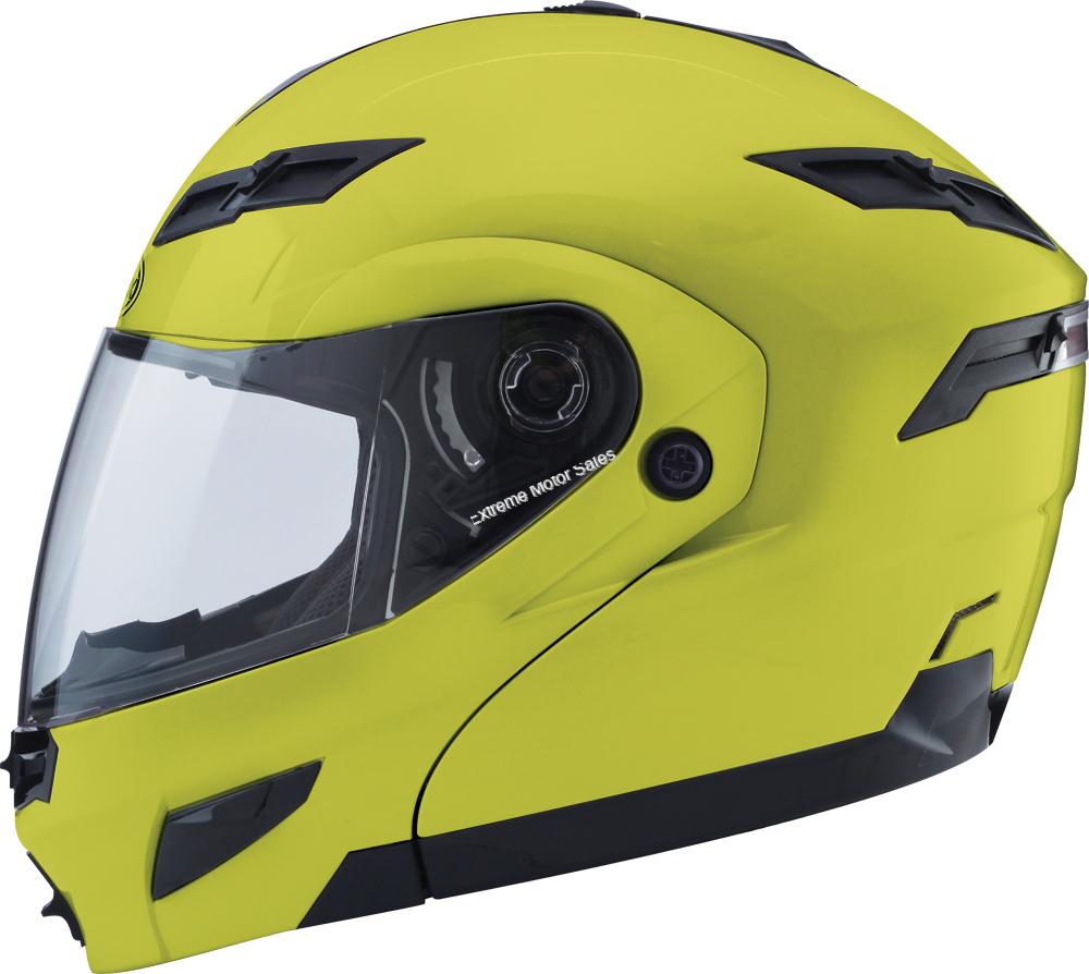 GMAX GM54 Full Face Modular Street Helmet DOT LED Light > Modular ...