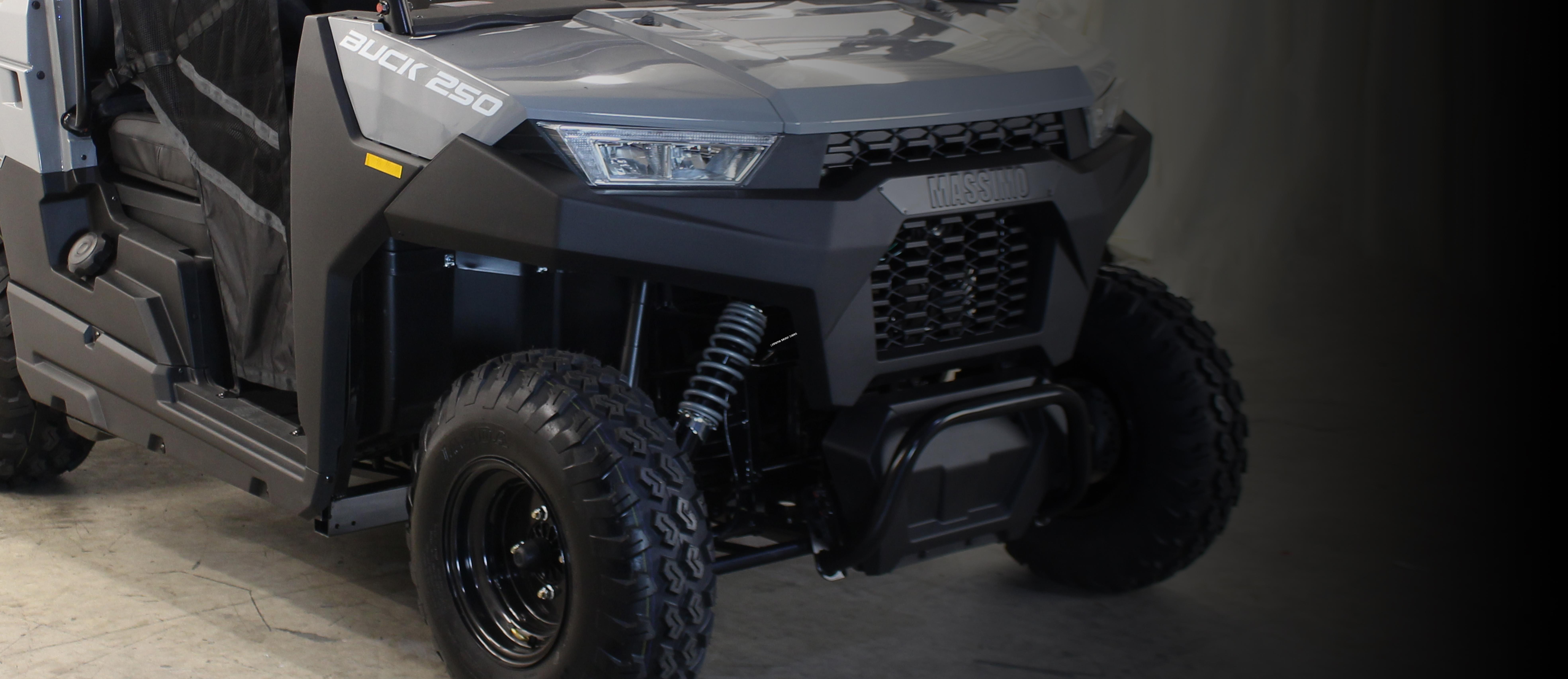 Massimo Buck 250 Utility Vehicle Sxs Utv Gas Golf Cart 250cc Utvsxs Extreme Motor Sales Inc