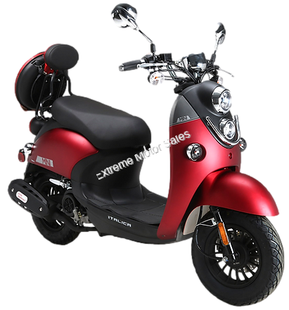 Italica Motors Mini 50cc Gas Scooter Moped Retro Style- 1 Year Warranty ...