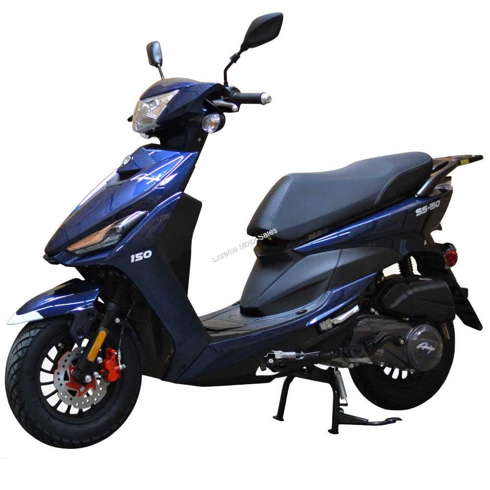 Amigo SS-50 50cc Scooter with Optional Remote Start Alarm > 50cc ...
