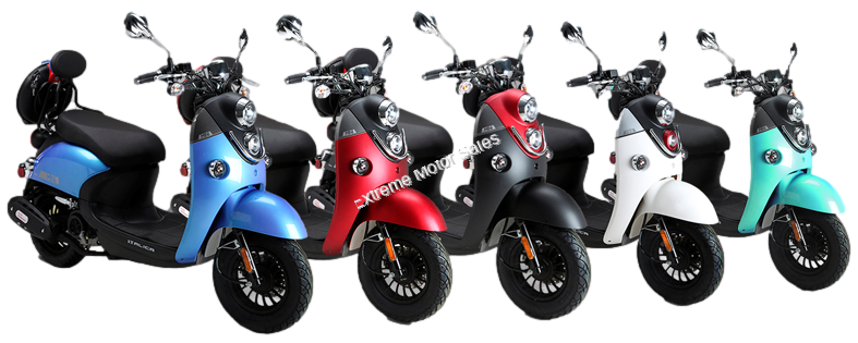 Italica Motors Mini 50cc Gas Scooter Moped Retro Style- 1 Year Warranty ...